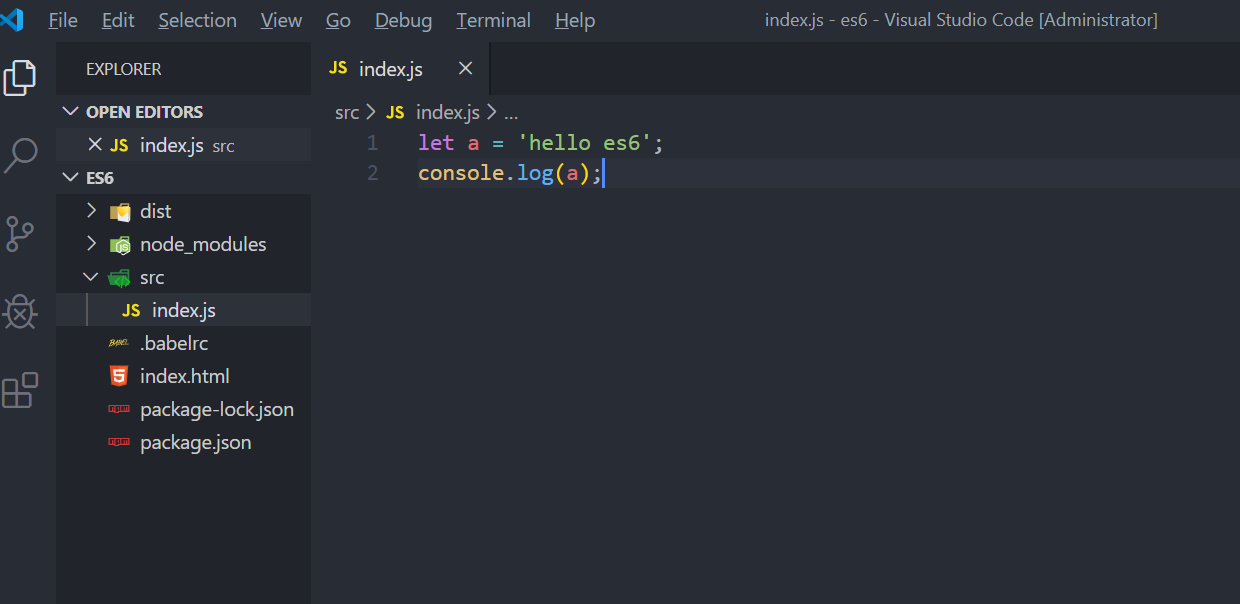 ES6 环境搭建 - 菜鸟教程